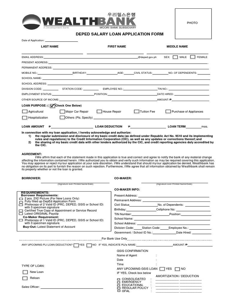 Revised Deped Application Form 2019 With Gsis Confirmation | PDF ...