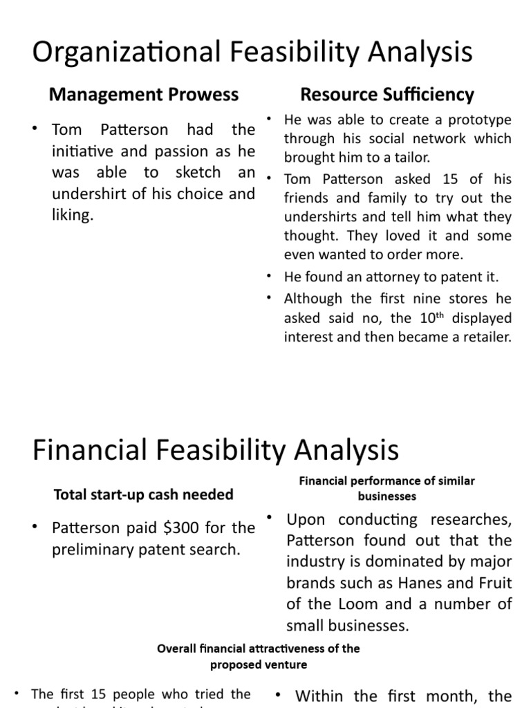 Organizational Feasibility Analysis | PDF