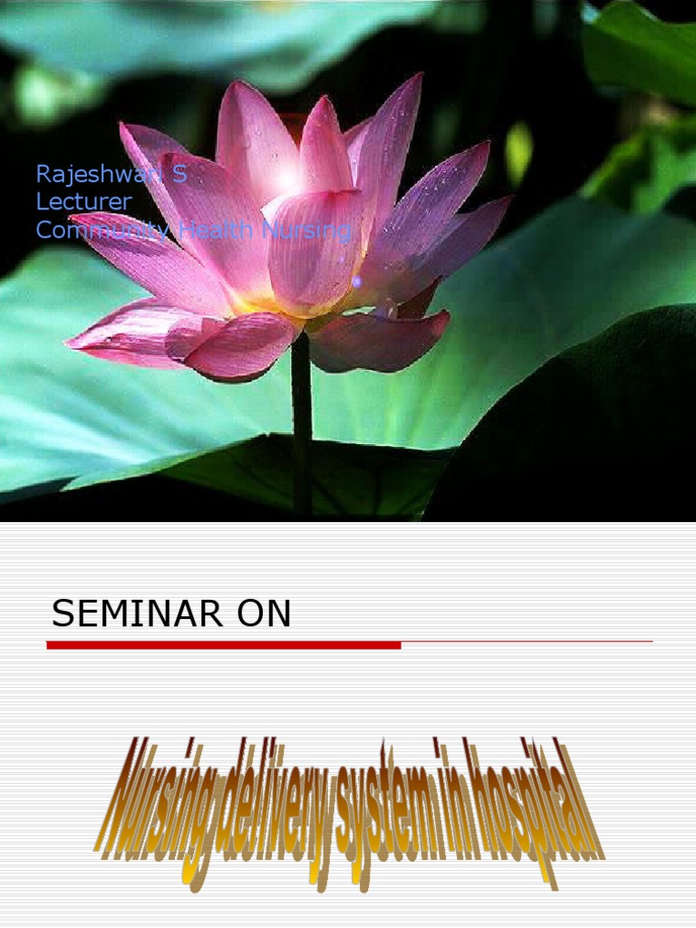 A Comparison of Nursing Care Delivery Models and Their Applications in ...