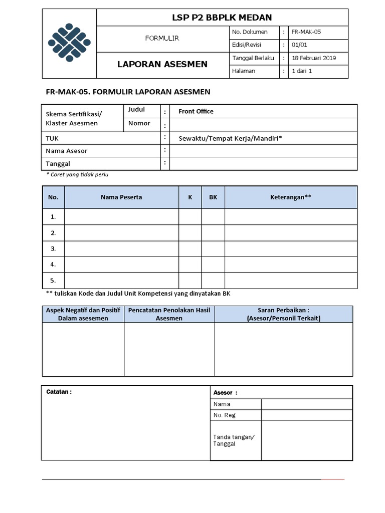 Form FR - Mak 05-2018 | PDF