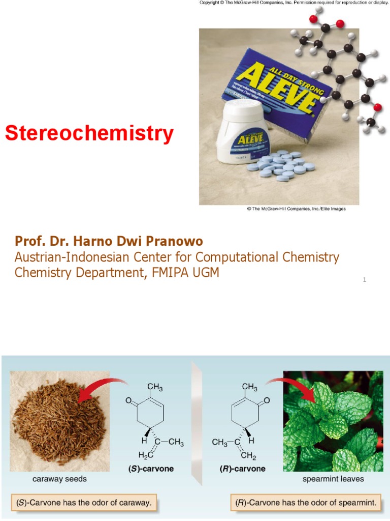 Stereochemistry: Prof. Dr. Harno Dwi Pranowo | PDF | Chemistry ...