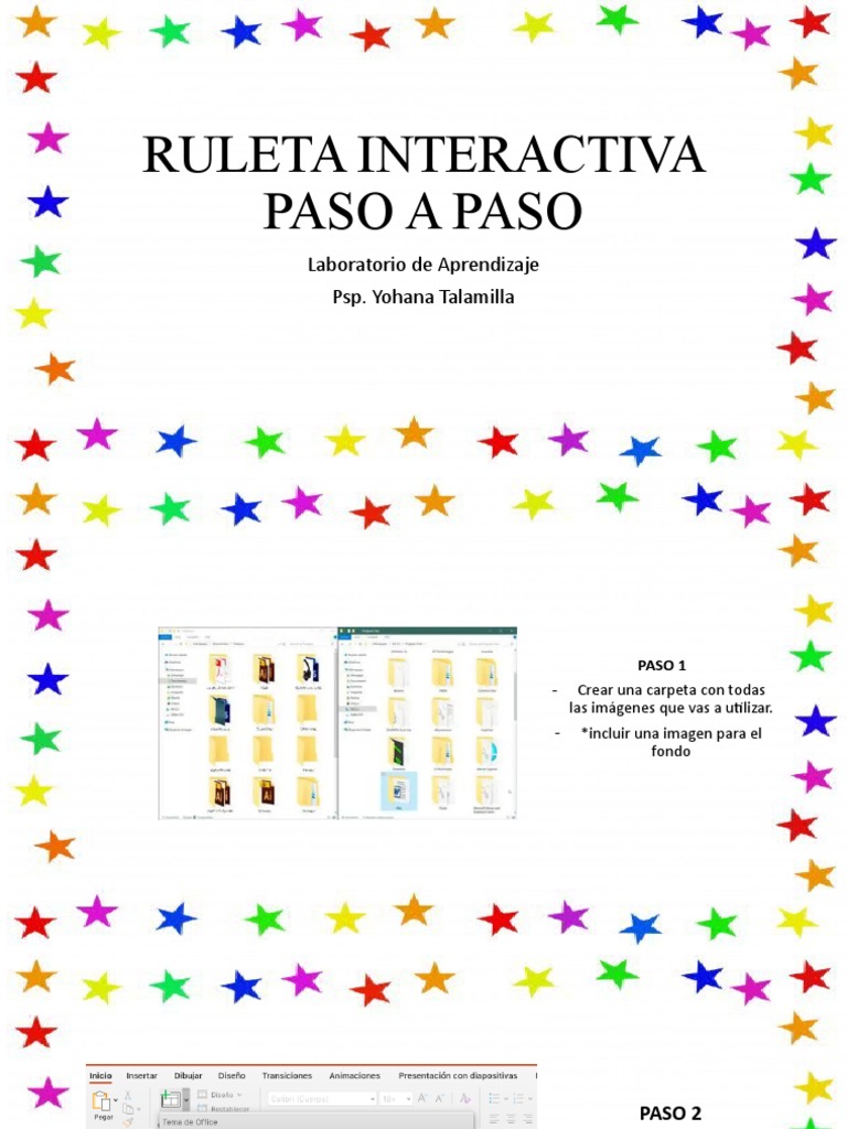 Crear Ruleta Interactiva en PowerPoint | PDF | Informática | Software