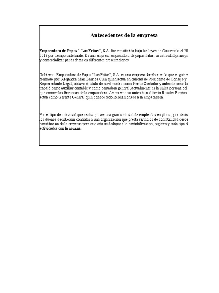 Caso Practico Nia 402 | PDF | Auditoría | normas internacionales de ...