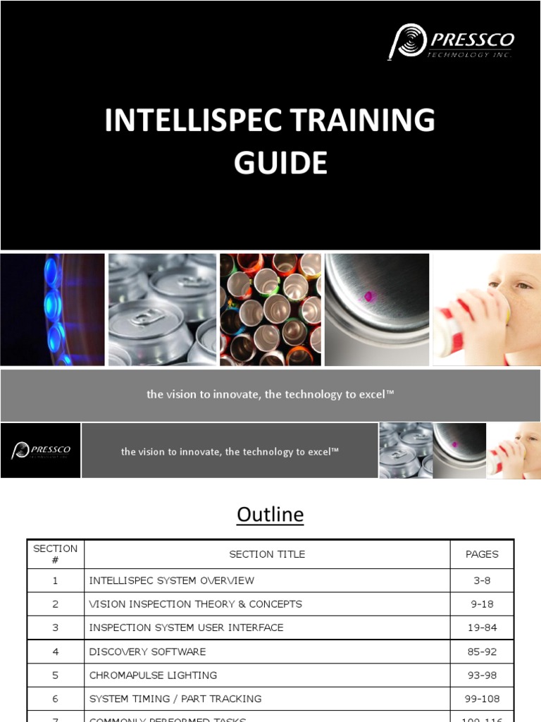 Intellispec Training Guide: The Vision To Innovate, The Technology To ...