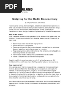 Radio Script Example | PDF
