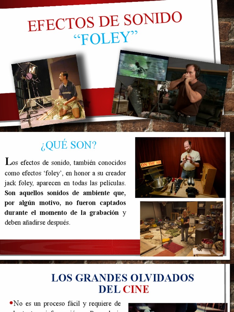 ¿Qué Es El Foley? | PDF