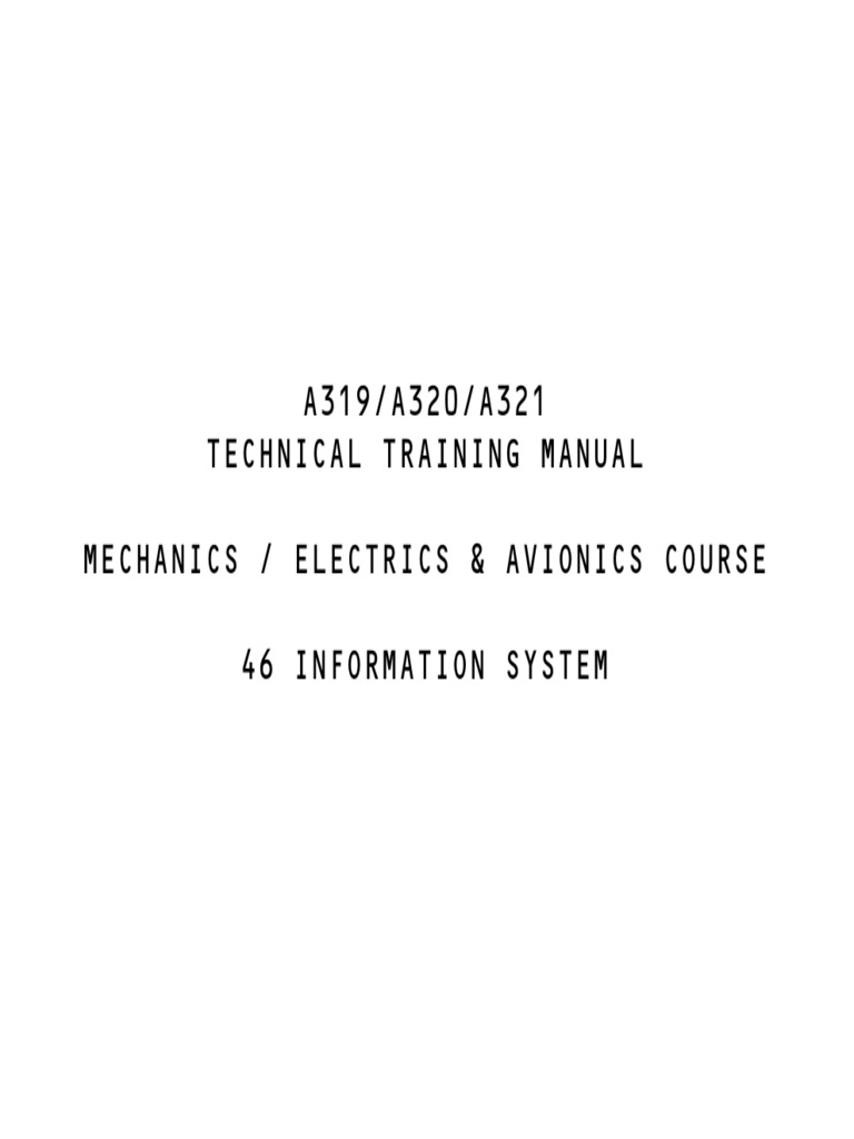 TTM Single Aisle Line & Base Ata 46 | PDF | Avionics | Aircraft