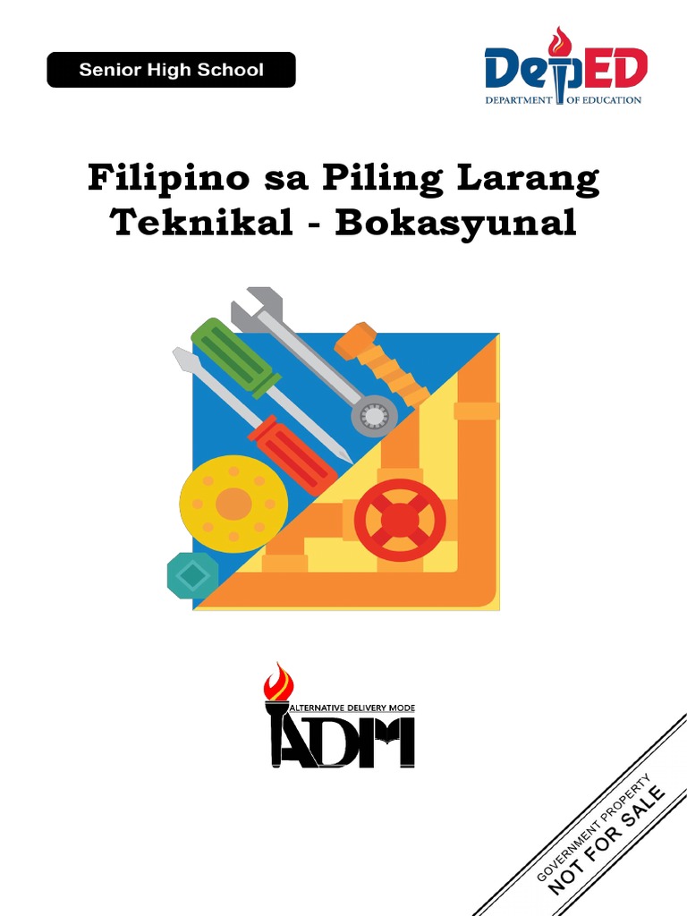 Week 8 Q2 ADM Filipino Sa Piling Larang TVL | PDF Week 8 Q2 ADM Filipino Sa Piling Larang TVL | PDF