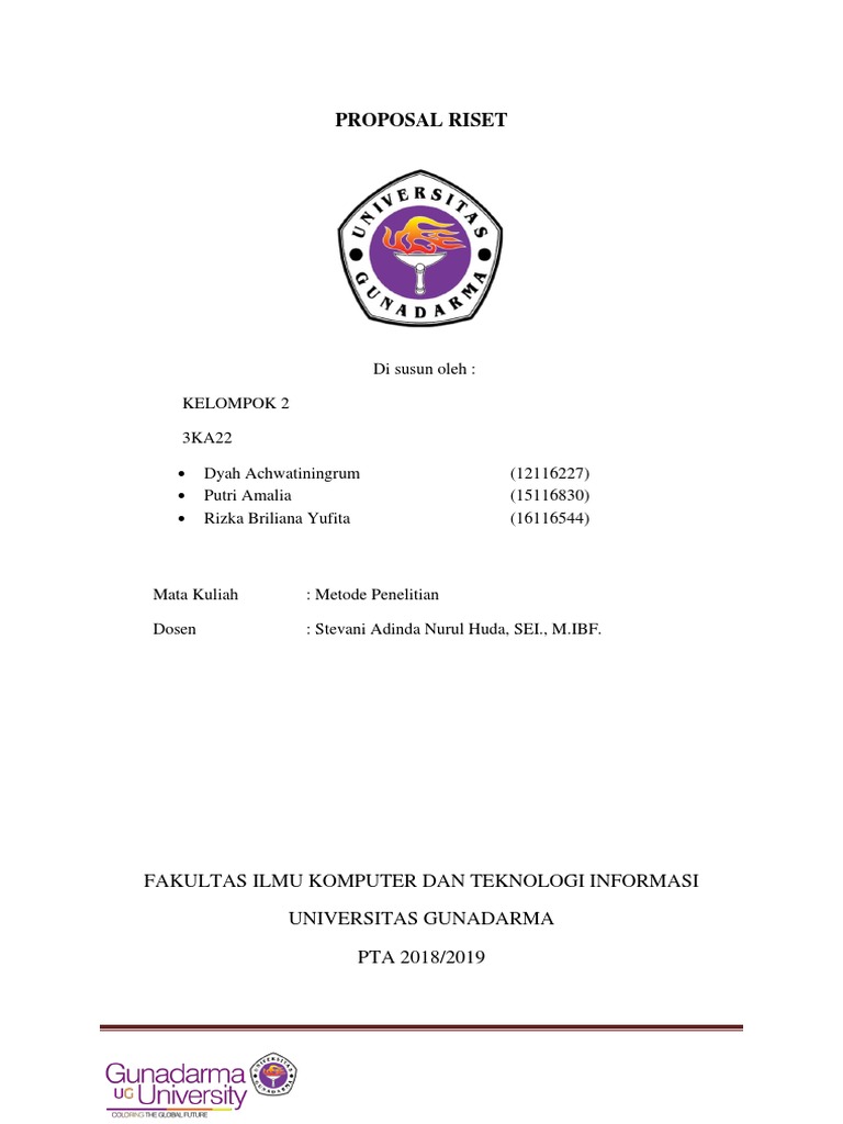 Contoh Proposal Riset | PDF