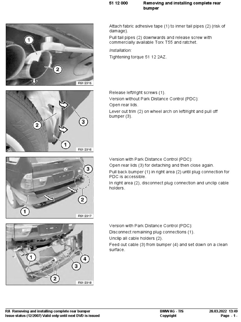 Rear Bumper | PDF | Private Transport | Vehicle Technology