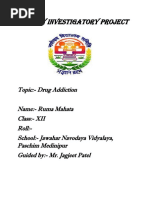 Drug Abuse Project Report For Class 12 by Devansh Yadav | PDF ...