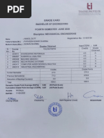 Semester Marksheet | PDF | Engineering