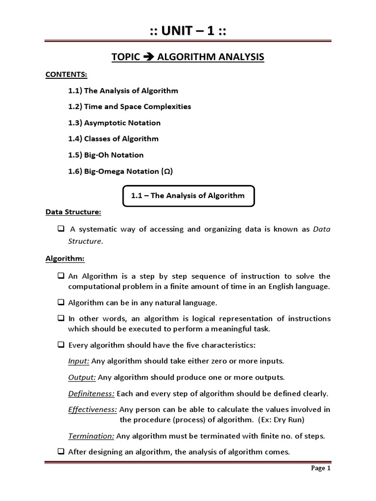 Analyzing The Efficiency Of Algorithms Time And Space Complexity 6071
