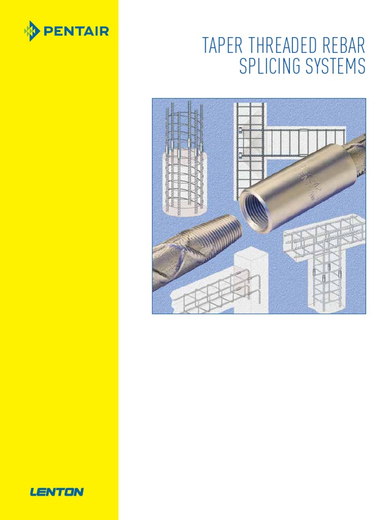Taper Threaded Rebar Splicing Systems | Download Free PDF | Strength Of ...