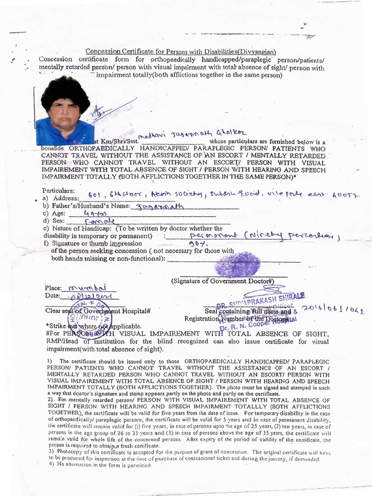 Railway Concession Certyficate | PDF