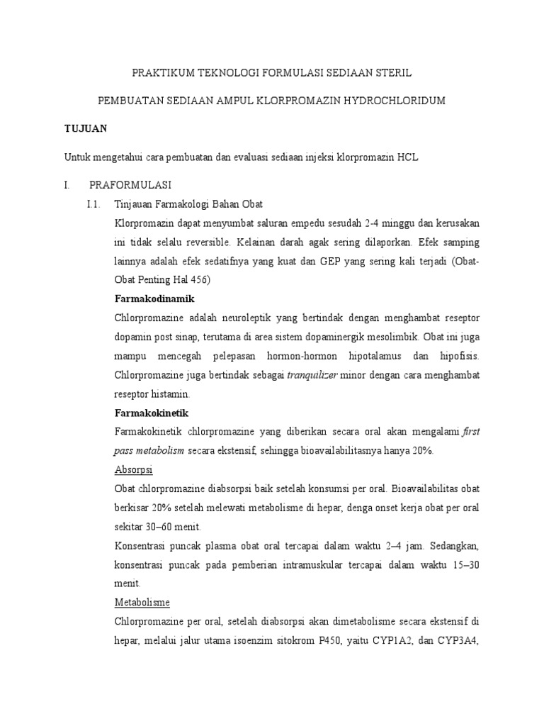 PRAKTIKUM FTS STERIL Revisi | PDF