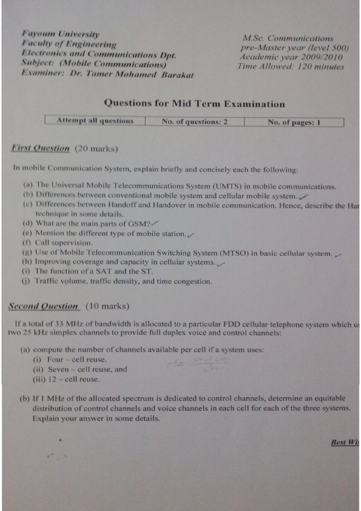 Mid Tem Exam | PDF