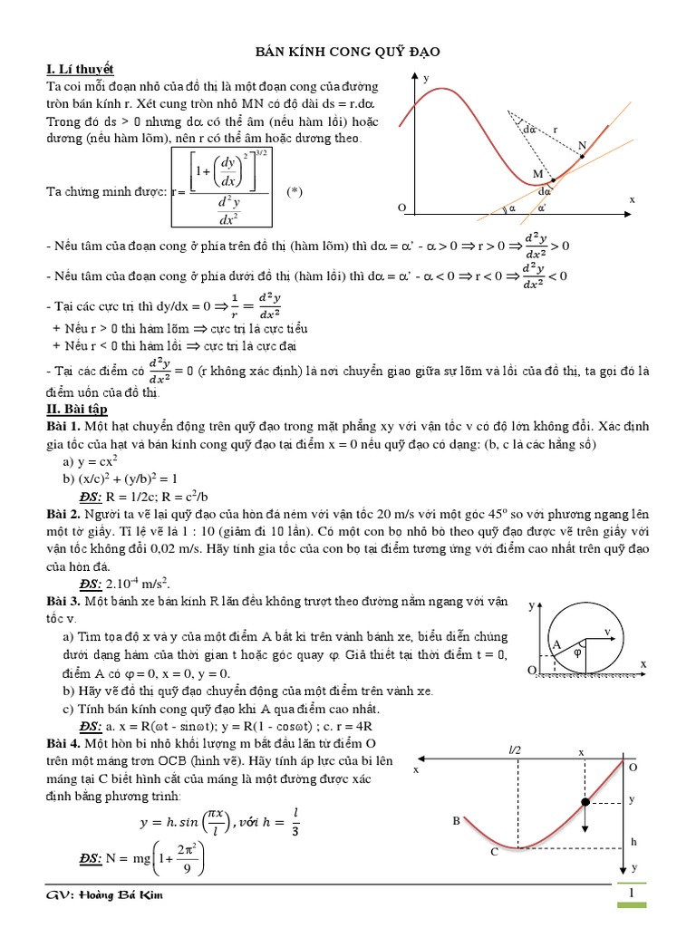 K - Bán Kính Cong Qu Đ o | PDF