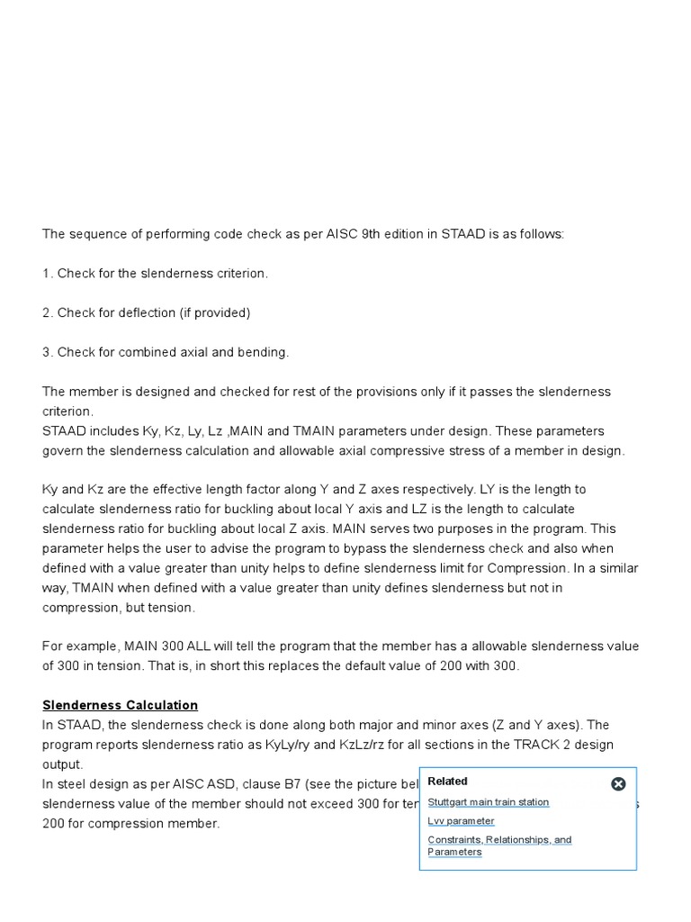 Understanding the Parameters that Govern Slenderness Calculation and ...