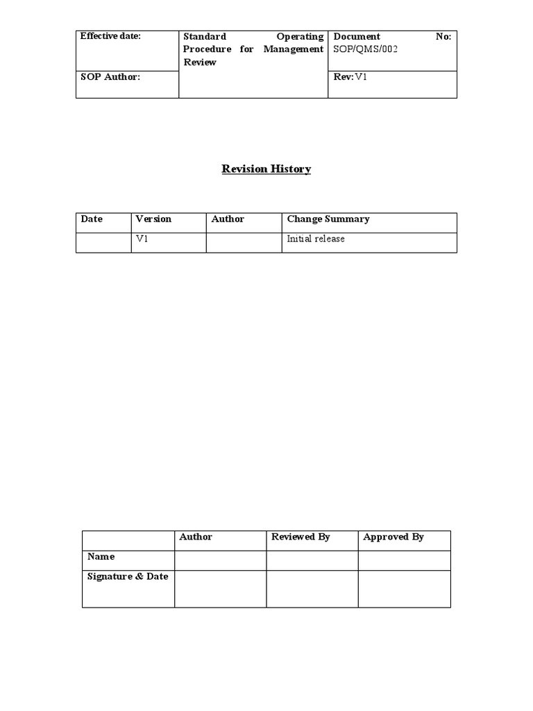 Sop (Internal Audit) | PDF | Audit | Auditor's Report