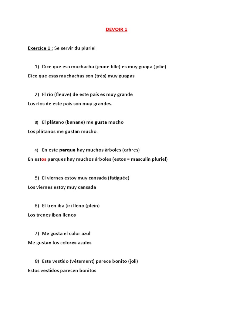 Devoir 1 Word À Compléter | PDF
