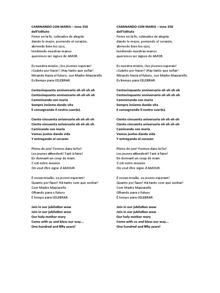 Caminando Con Maria | PDF