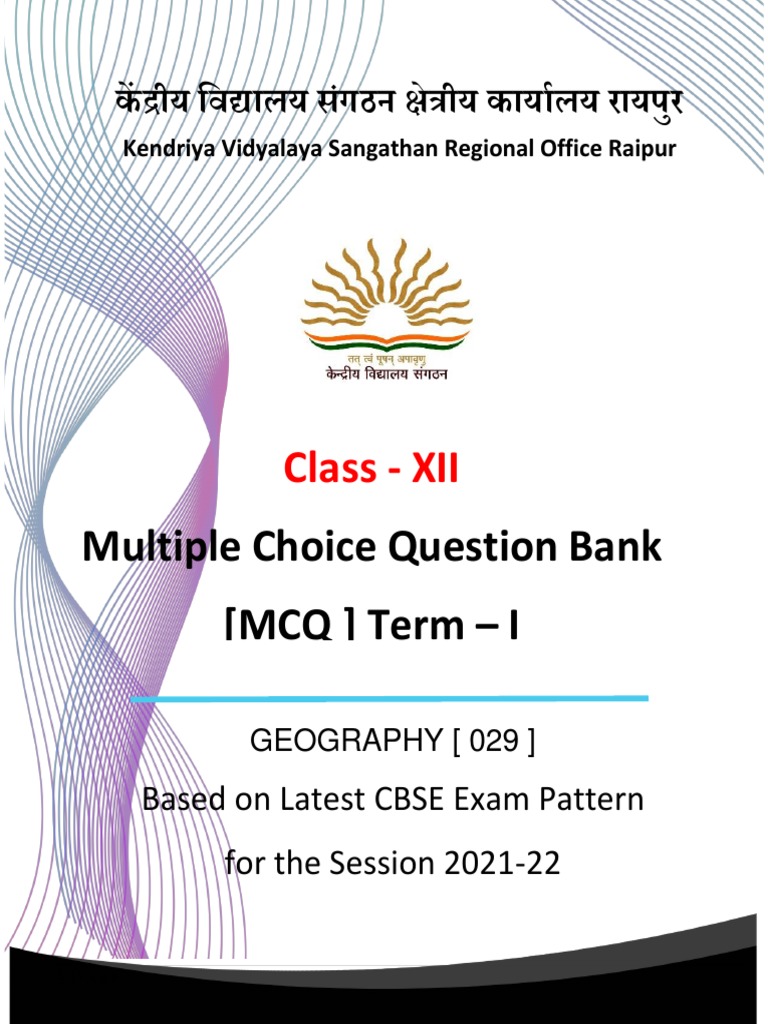 Class 12 Geography MCQ Question Bank | PDF | Human Development Index ...