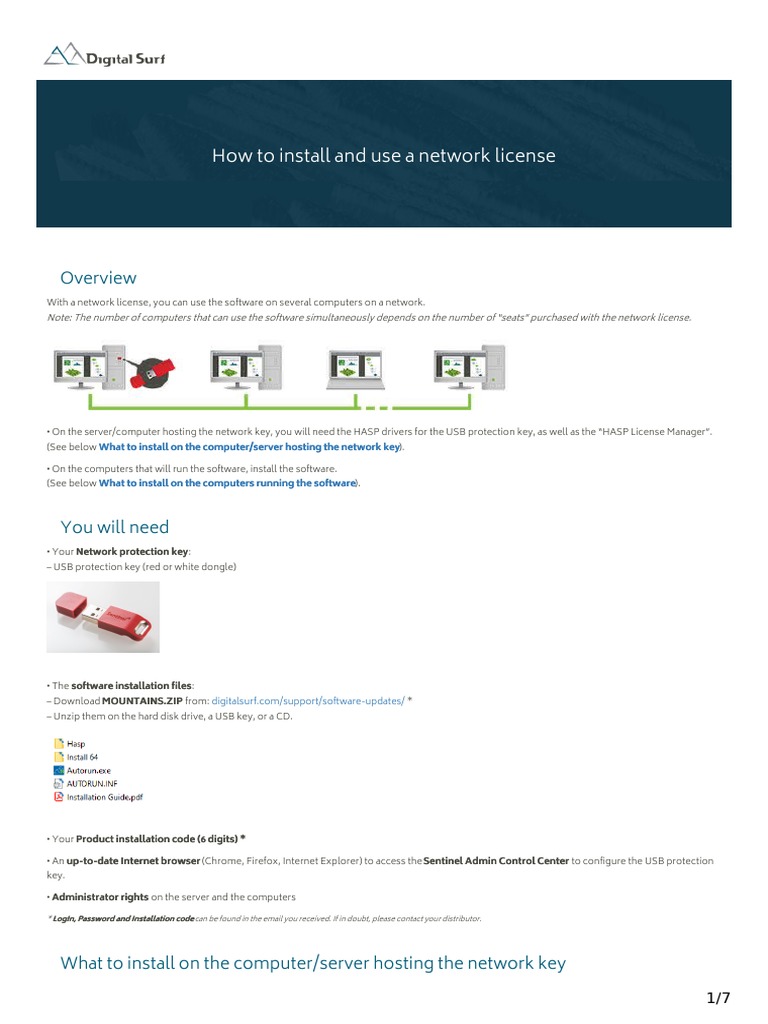 How To Use A Network License | PDF | Installation (Computer Programs ...