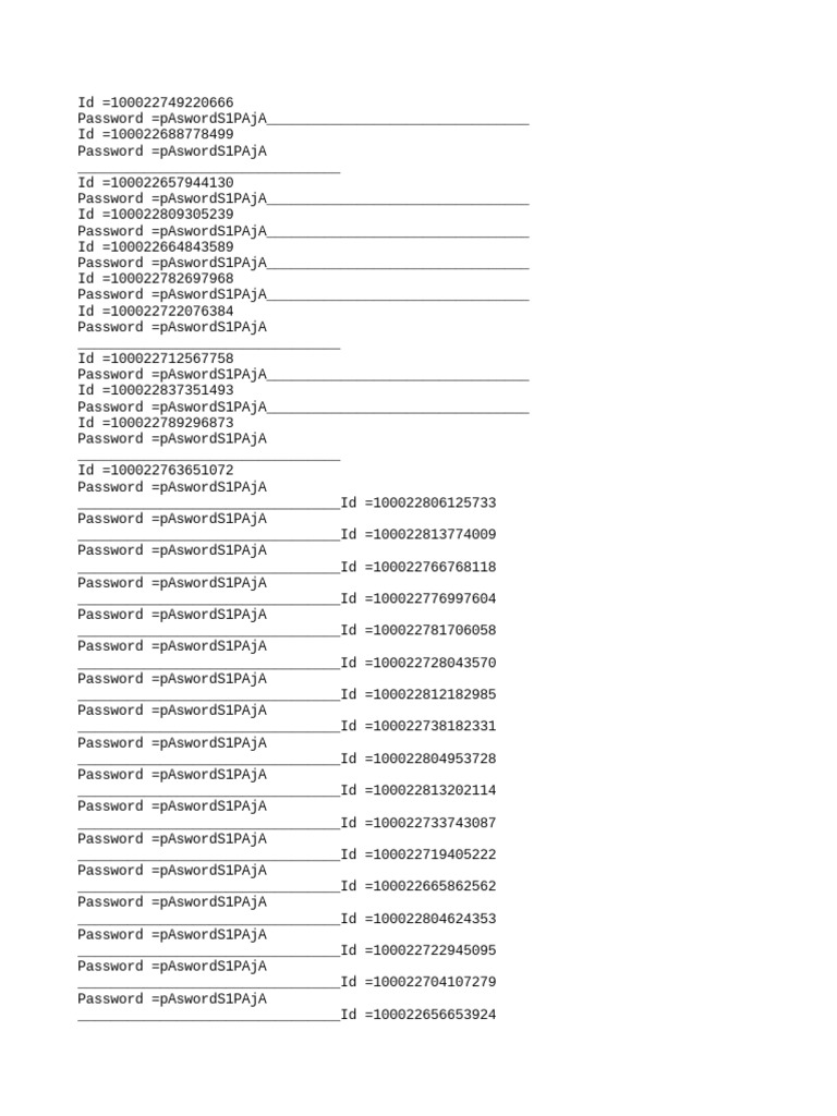 1000 Akun Facebook Buat Nuyul (SFILE | PDF