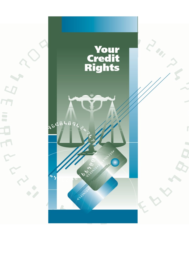 Your Credit Rights: A Summary of Key US Laws Regulating Fair Credit ...