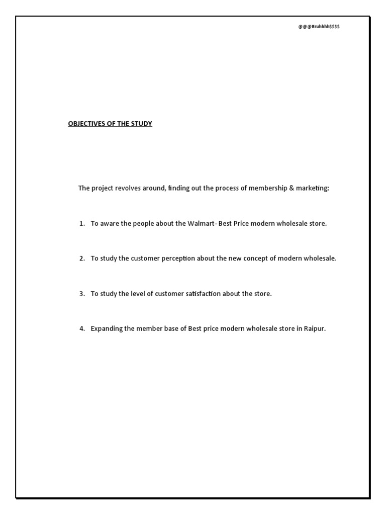 Walmart Project | PDF | Walmart | Retail