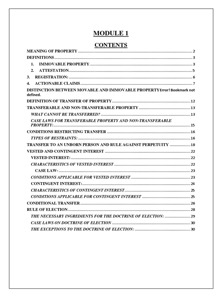 Property Law Notes | PDF | Law Of Agency | Property