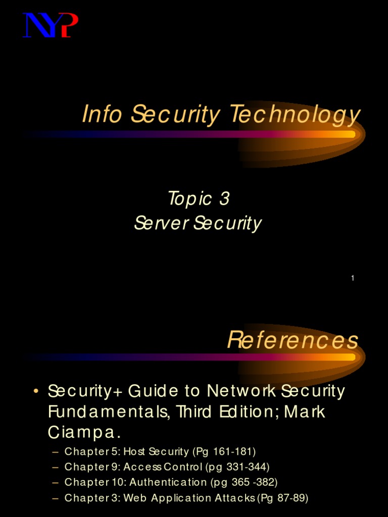 Server Security Pdf Internet Web World Wide Web