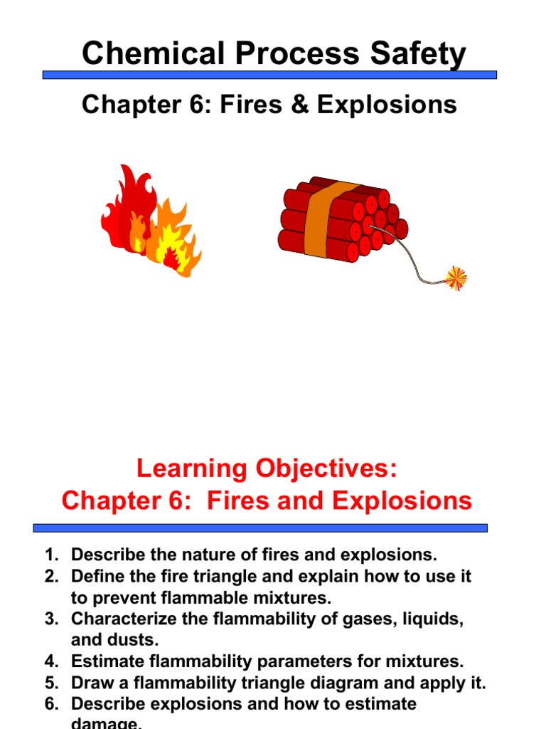 Chemical Process Safety: Chapter 6: Fires & Explosions | Download Free ...