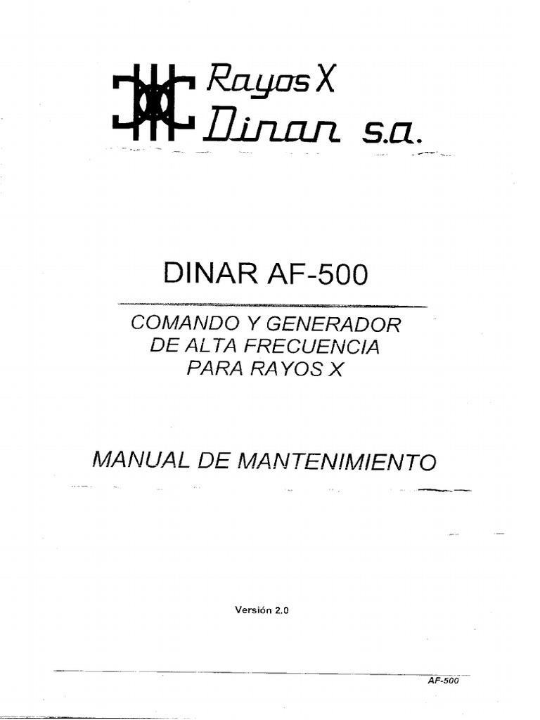 Dinan AF 500 - Nuevo Modelo | PDF