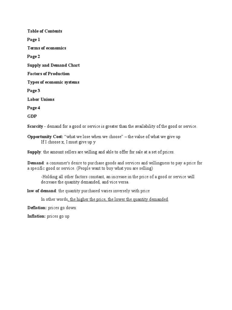 Demand Vocabulary | PDF | Demand | Supply (Economics)