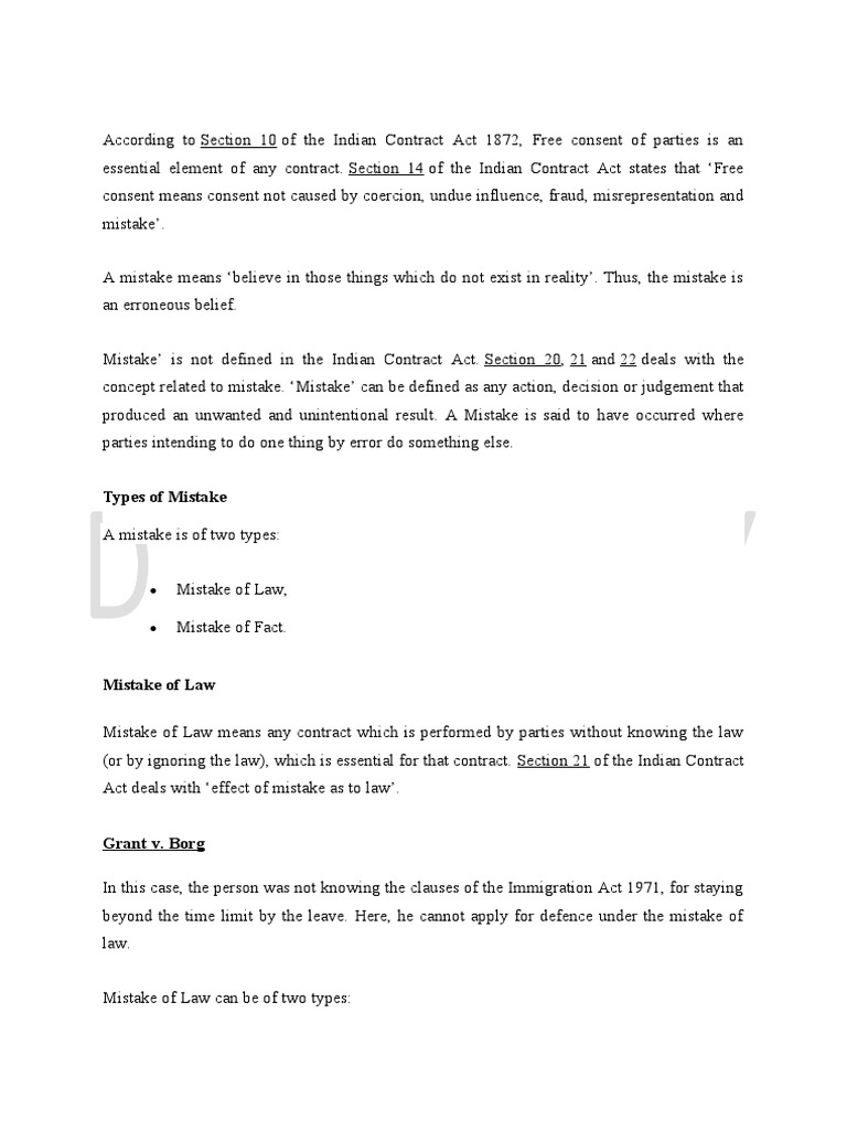 ICA Notes For Telegram 1646048676072 | PDF | Consideration | Contract Law