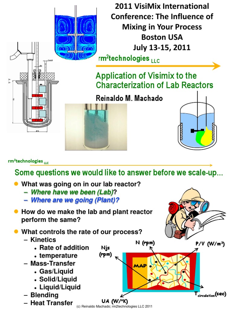 Application of Visimix To The Characterization of Lab Reactors | PDF ...