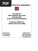 Community Project Report Format | PDF | Information | Communication