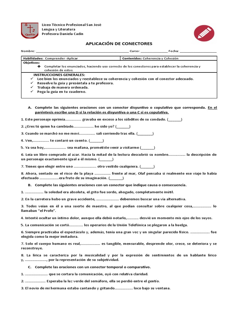 Guía de CONECTORES II | PDF