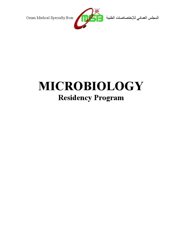 Microbiology Curriculum | PDF | Infection | Medical Microbiology