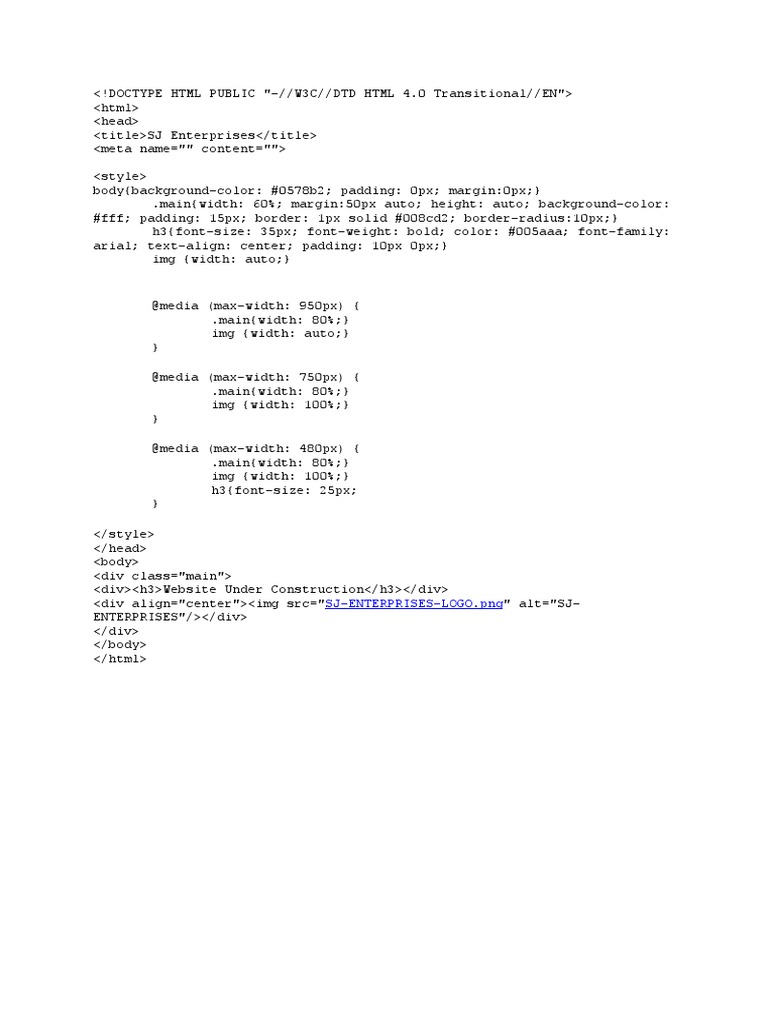 SJ Enterprises Website Update | PDF | Computers