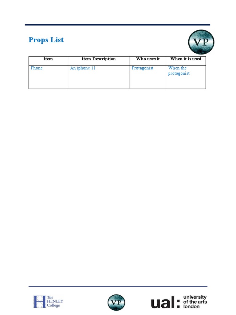 Props Theory Fella | PDF