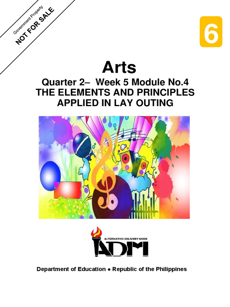 Quarter 2 - Week 5 Module No.4 The Elements and Principles Applied in Lay Outing | PDF | Drawing ...