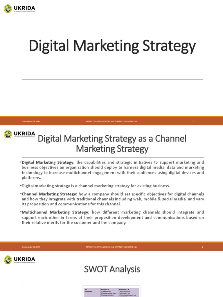 Digital Marketing Strategy | PDF | Digital Marketing | Marketing
