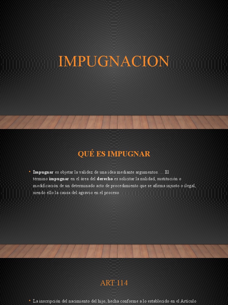 Impugnación de Paternidad y Maternidad | PDF | Derecho