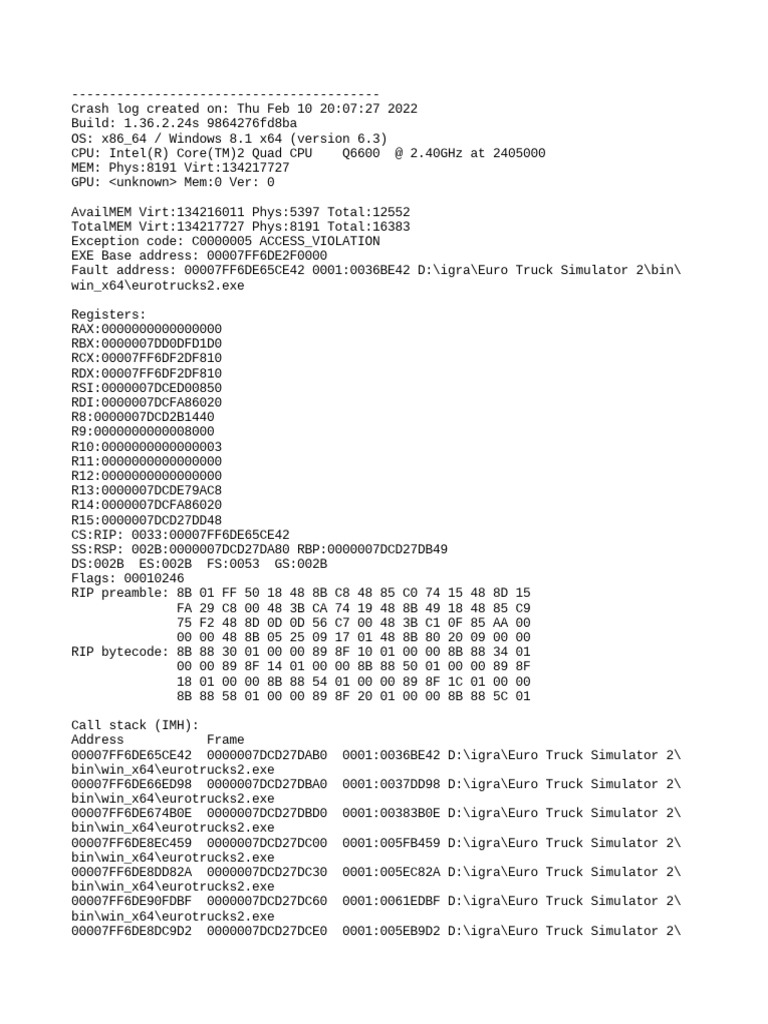 Game Crash | PDF | Computing | Software Development