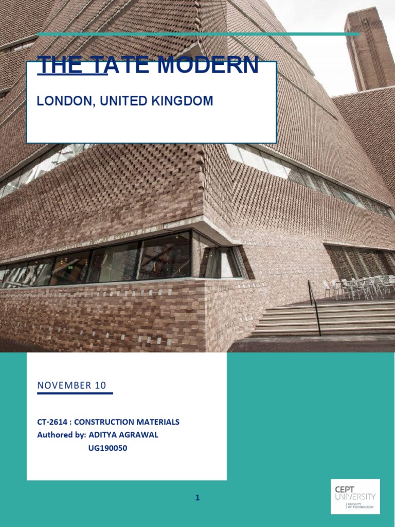 The Tate Modern: London, United Kingdom | PDF | Brick | Building Materials