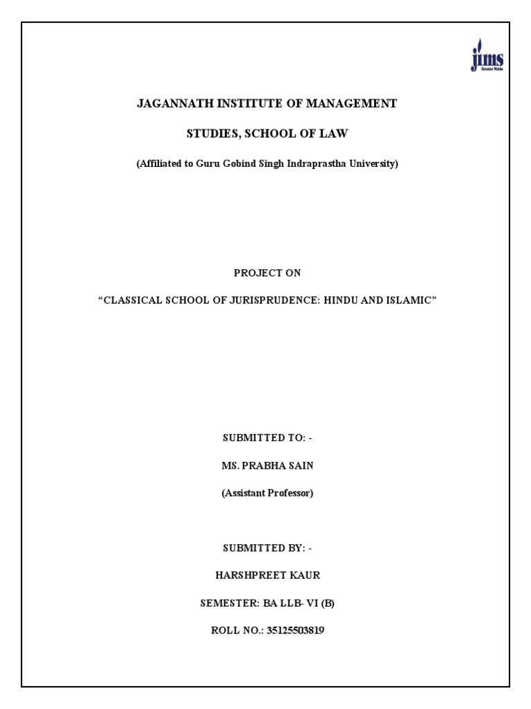 Classical Jurisprudence: Hindu & Islamic | PDF | Hadith | Sharia