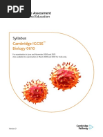 Cambridge IGCSE 0653 Combined Science Syllabus For Examination in 2025 ...